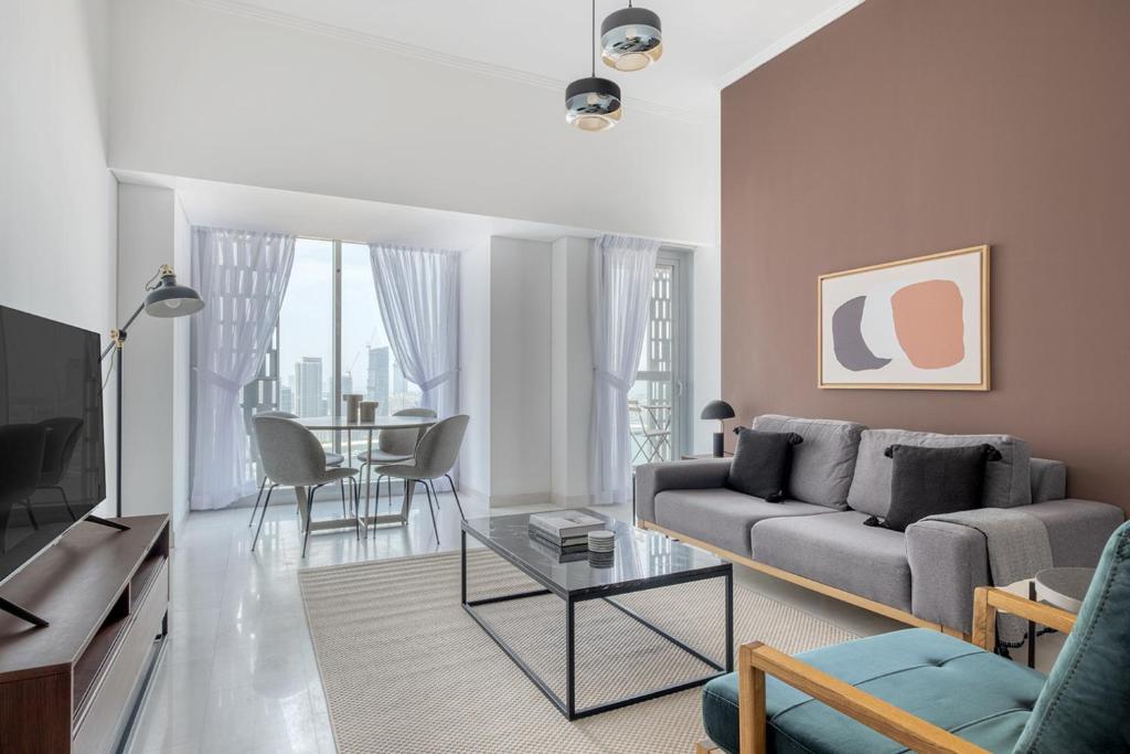 Blueground Cayan Tower parking sauna gym DXB-1314,迪拜（2025年最新房价）