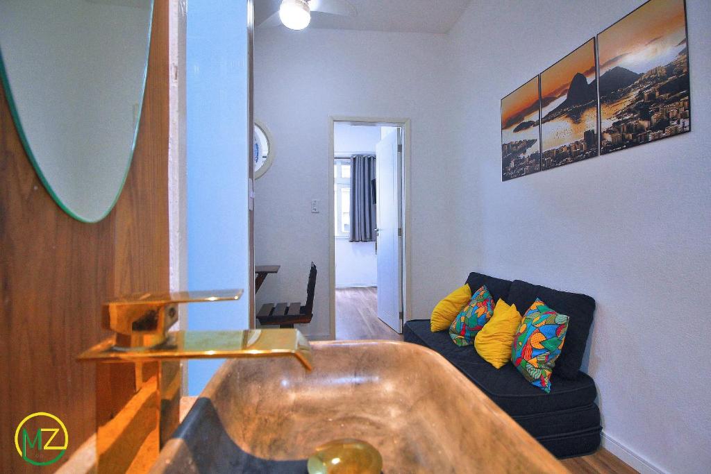 Studio pé na areia no Leme para 4 pessoas,里约热内卢（2025年最新房价）